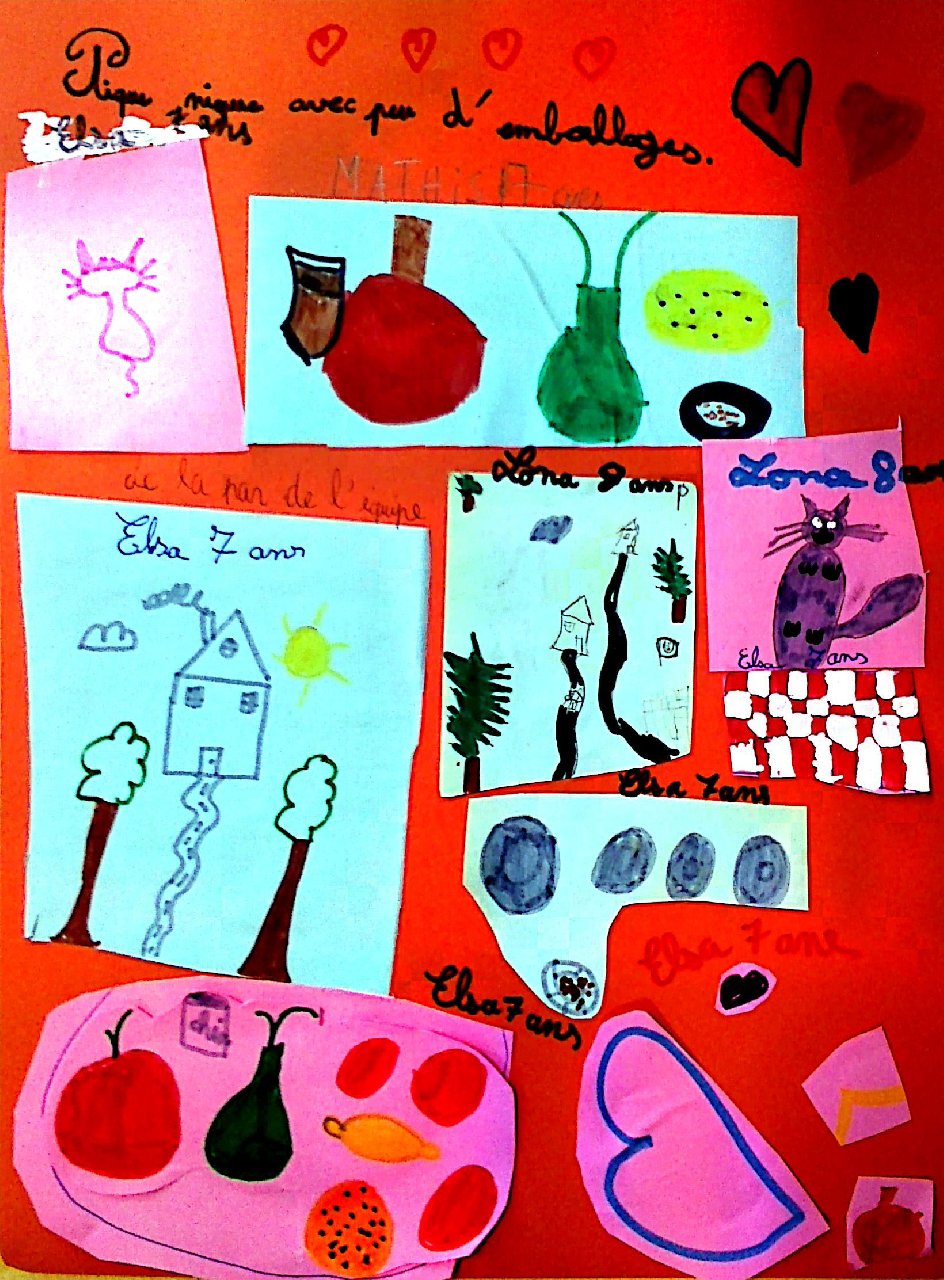 Elsa 7 ans – Lona 8 ans – Mathis 7 ans – Recyclerie de Vichy Communauté